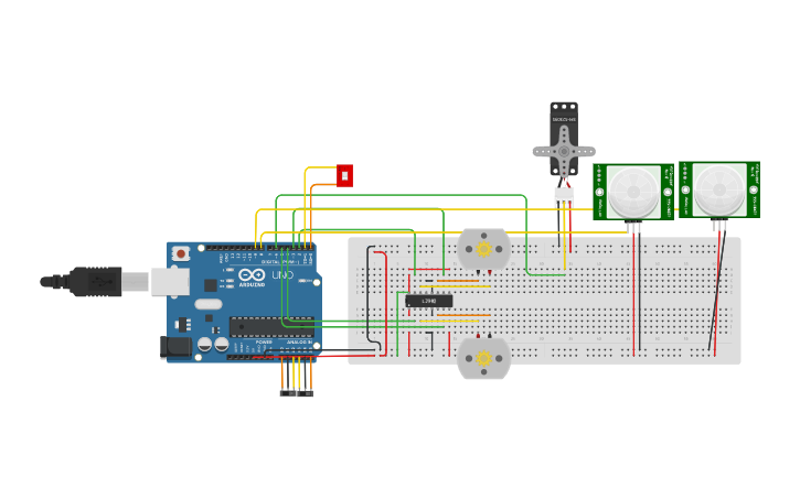 Circuit design Circuit for touch interface | Tinkercad