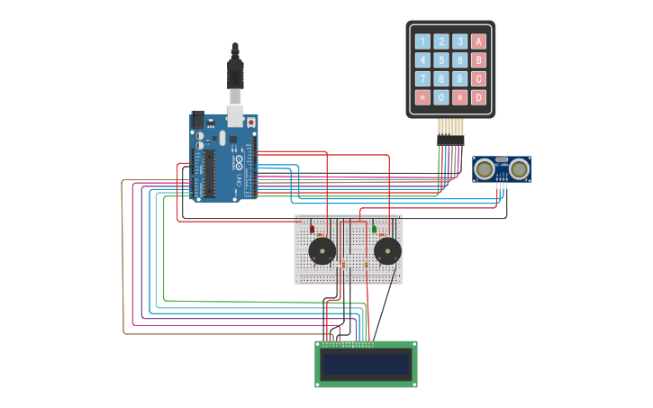 Circuit design IOT102 - ATM | Tinkercad