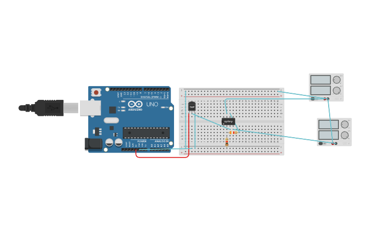 Circuit design TEMPERATURA - Tinkercad