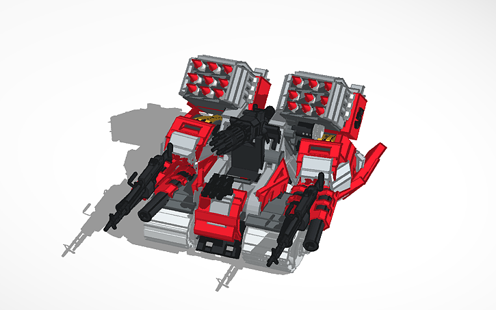 3D design War Tank - Tinkercad