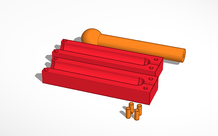 3D design cannagar mold packing tool v3 - Tinkercad