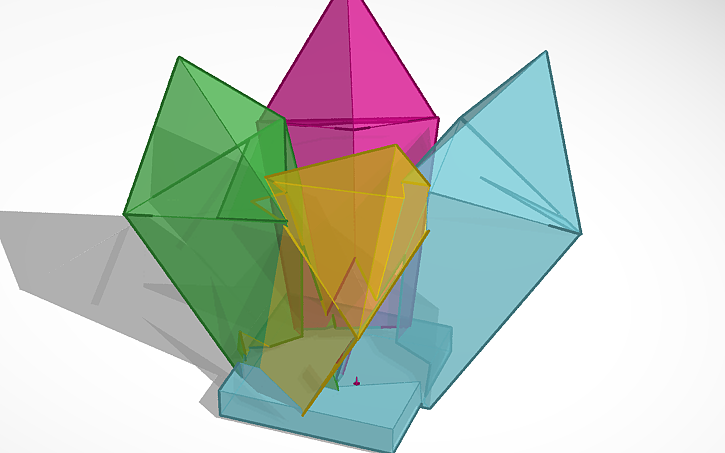 3D design Crystal v2 - Tinkercad