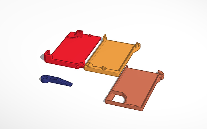3D design WALLET - Tinkercad