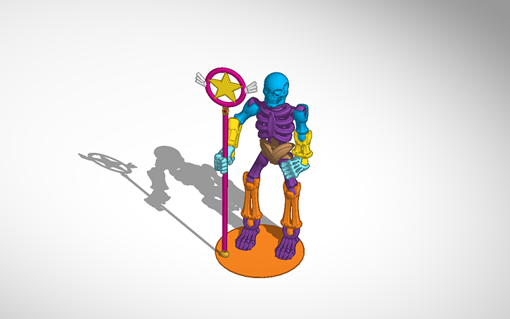 3D design spooky scary skeletons | Tinkercad