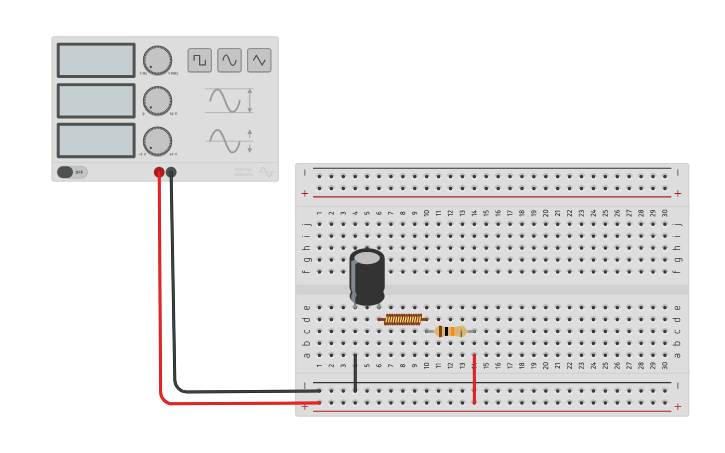 Circuit design CTO RLC - Tinkercad Circuit design CTO RLC - Tinkercad