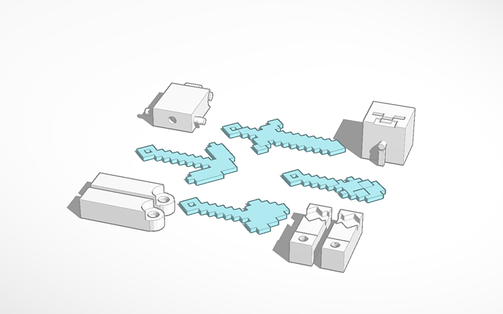 3D design steve minecraft - Tinkercad