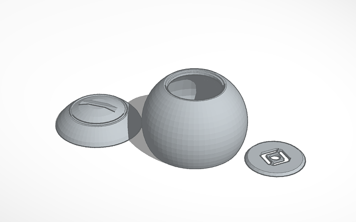 3D design Ghost eye - Tinkercad