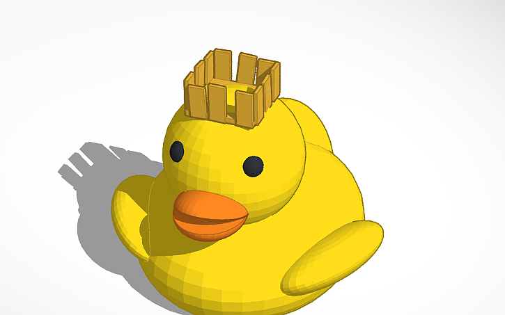 3D design Big duck - Tinkercad