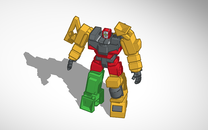3D design transformers: devastator (g1 model rotf colours) - Tinkercad
