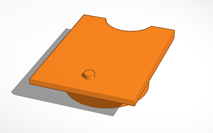 3D design philips monitor power button - Tinkercad