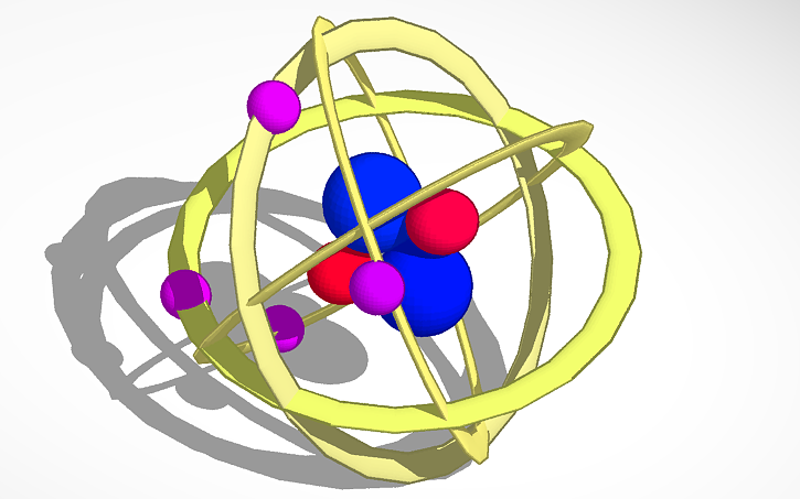 3d Design Atom Tinkercad