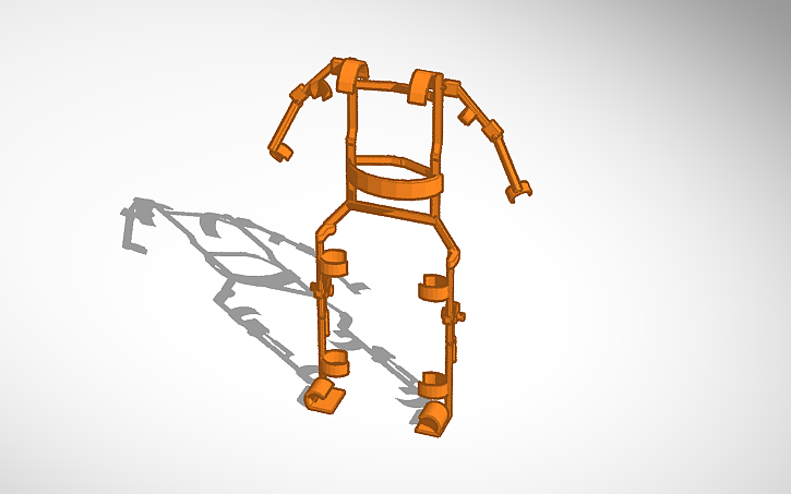 3D design Exoskeleton - Tinkercad