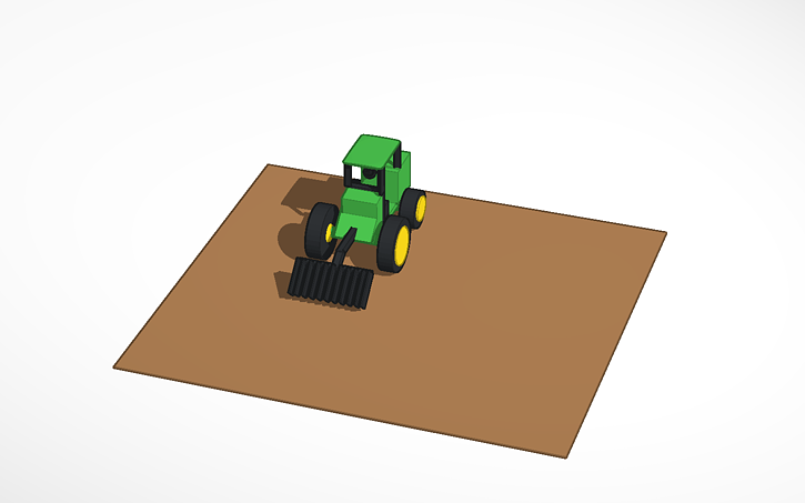 3D design Tractor - Tinkercad