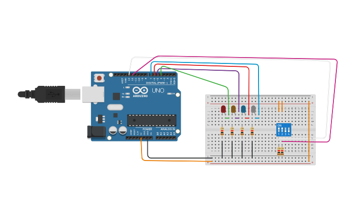 Circuit Design Motor Tinkercad