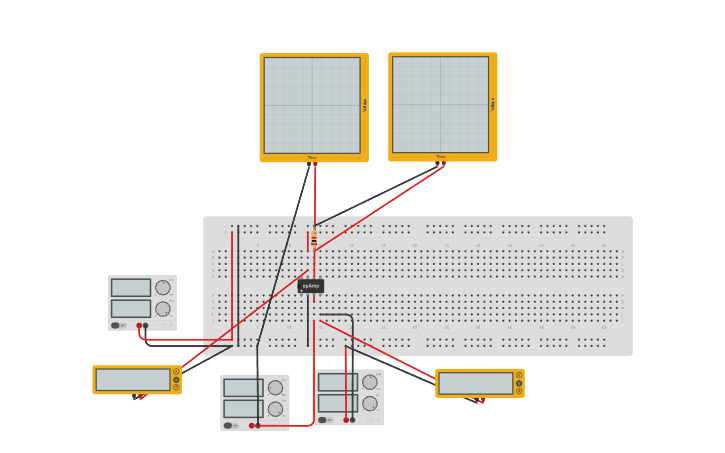 Circuit design Open Loop Non Inverting Op-Amp - Tinkercad