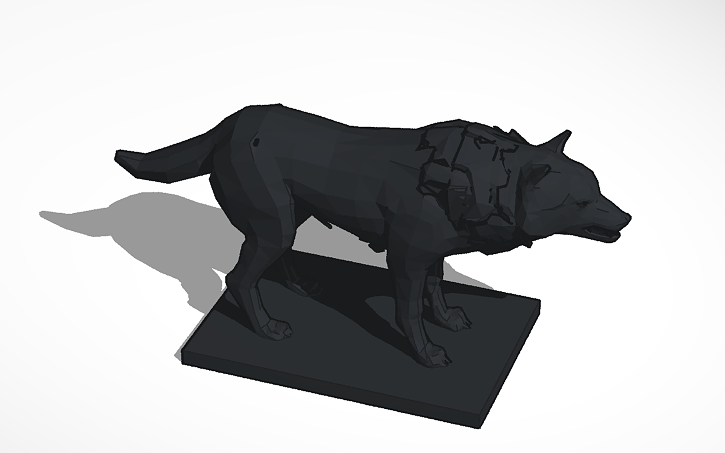 3D design Copy of Wolf | Tinkercad