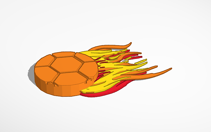 3D design soccer ball - Tinkercad