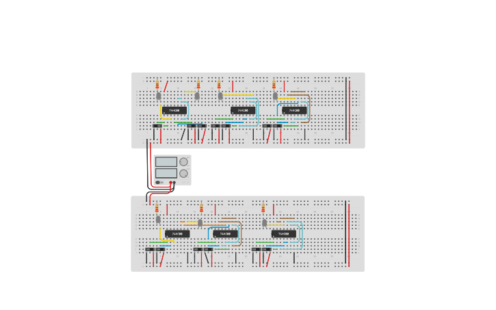 Circuit design All Logic Gates using NAND gates - Tinkercad