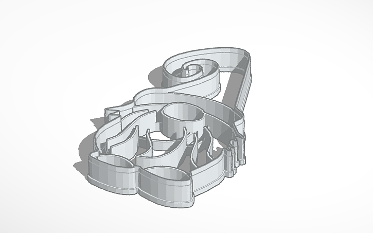 3D design Dwarf cookie cutter - Tinkercad