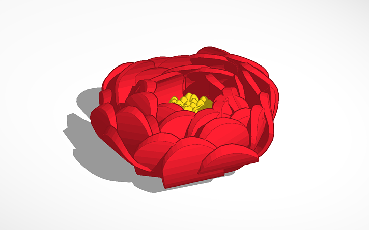 3D design Flower - Tinkercad