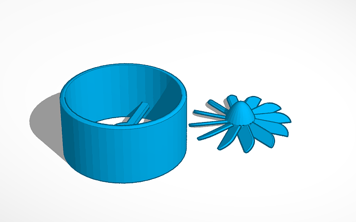 3d Design Electric Ducted Fan Tinkercad