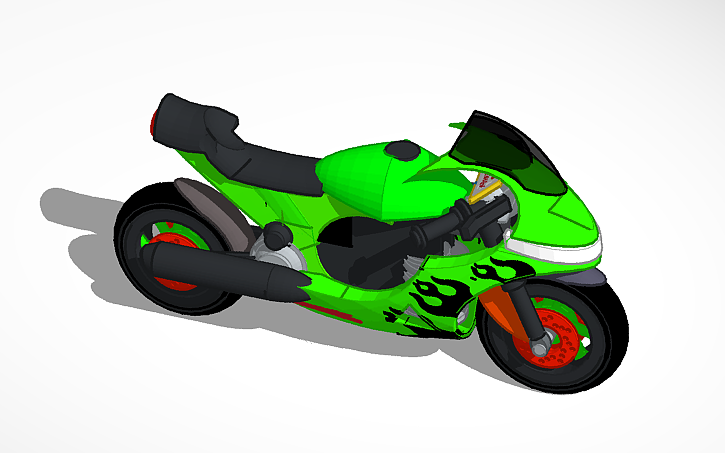 3D design E Bike Model 3 - Tinkercad