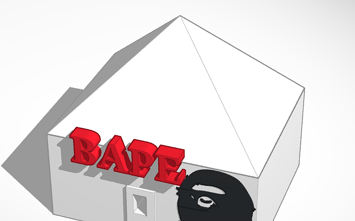 3D design Copy of Copy of BAPE head | Tinkercad