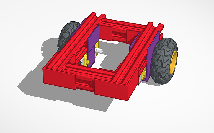 3D design CHASIS SEKAR - Tinkercad
