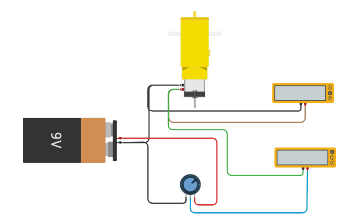 Circuit design PSSA 2 Gear Motor | Tinkercad