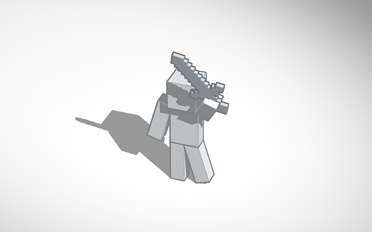 3d Design Minecraft Character Tinkercad