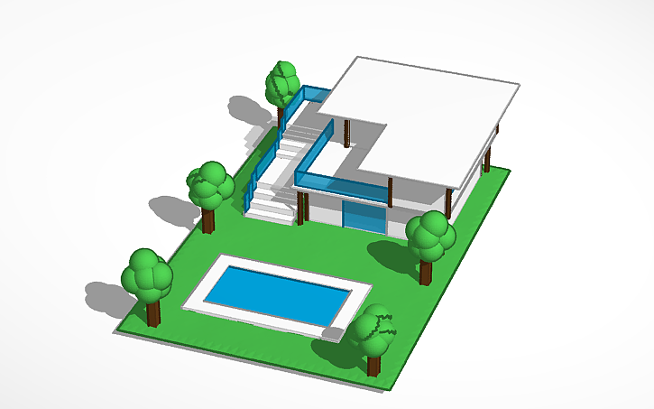 3D design Casa moderna | Tinkercad