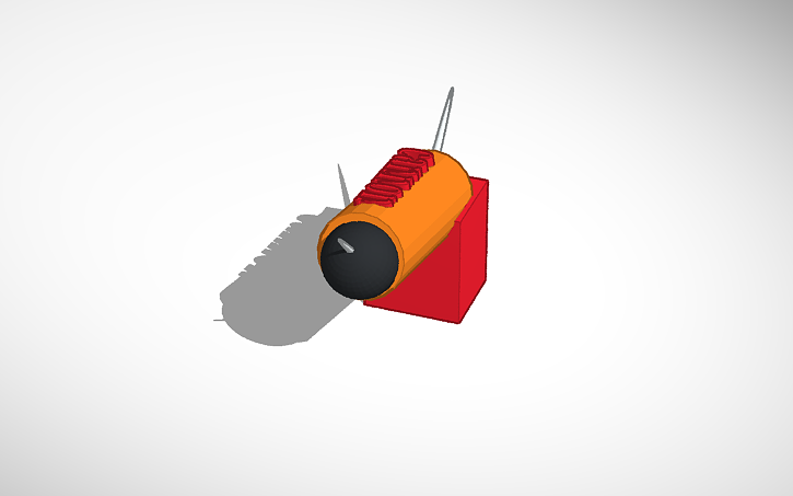 3D design cannon | Tinkercad