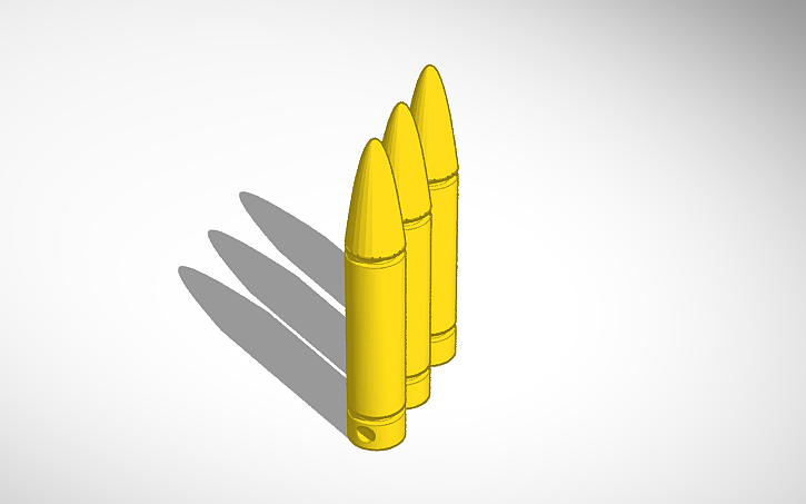 3D design life is strange chloe bullets chain - Tinkercad