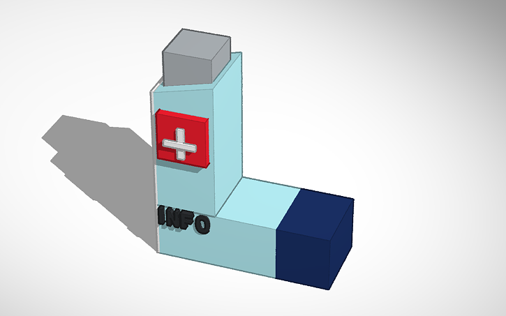 3D design Asthma - Tinkercad