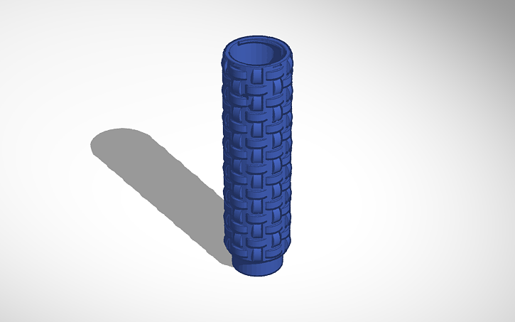 3D design Custom Grip - Tinkercad