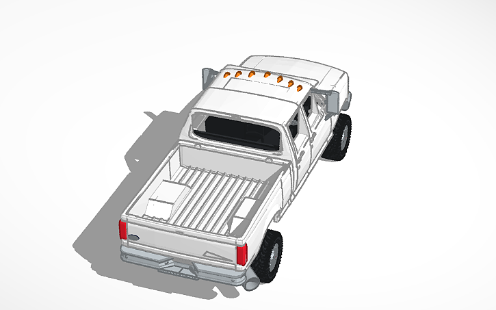 3D design 1998 Ford F-350 - Tinkercad