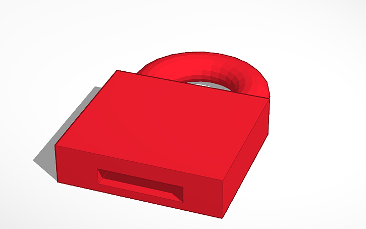 3D design Lock | Tinkercad