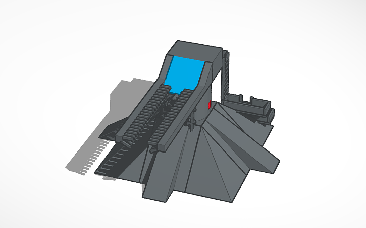 3D design railgun turret - Tinkercad