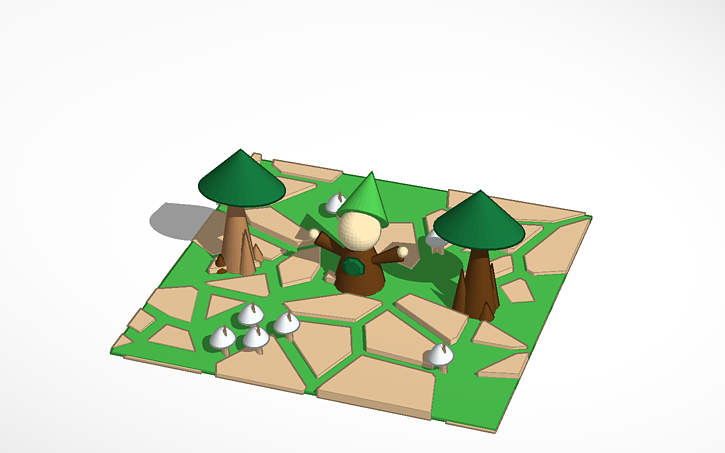 3D design forest wizard | Tinkercad