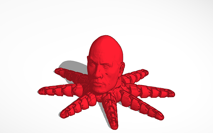 3D design rocktopus - Tinkercad