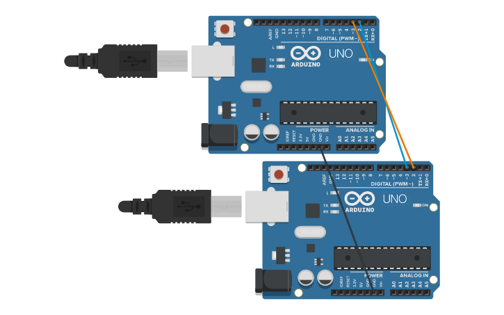Circuit design Key and Lock test - Tinkercad