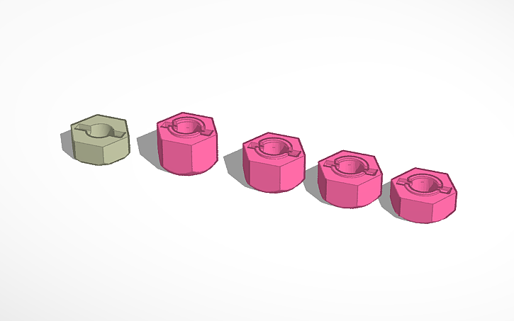 3d Design Hex 6mm Tinkercad