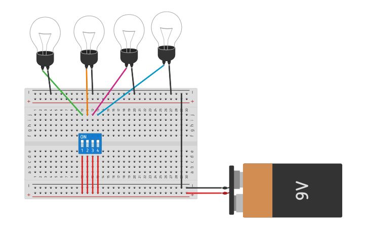 Circuit Design Dip Switch Tinkercad