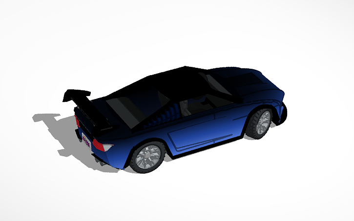 3D design Muscle Car - Tinkercad