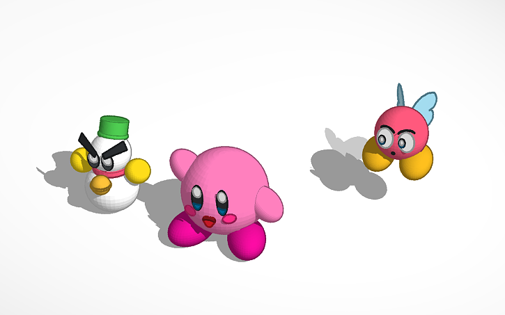 3D design Kirby | Tinkercad