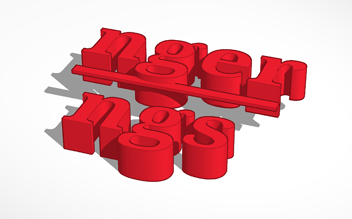 3D design Stranger Things | Tinkercad