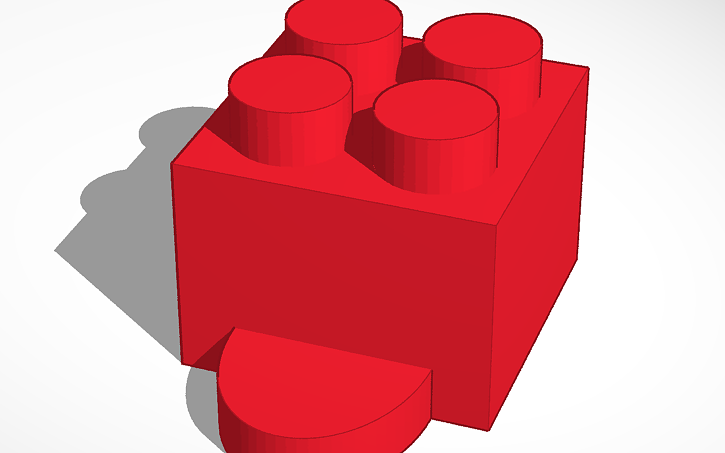 3D design Pieza de Lego - Tinkercad