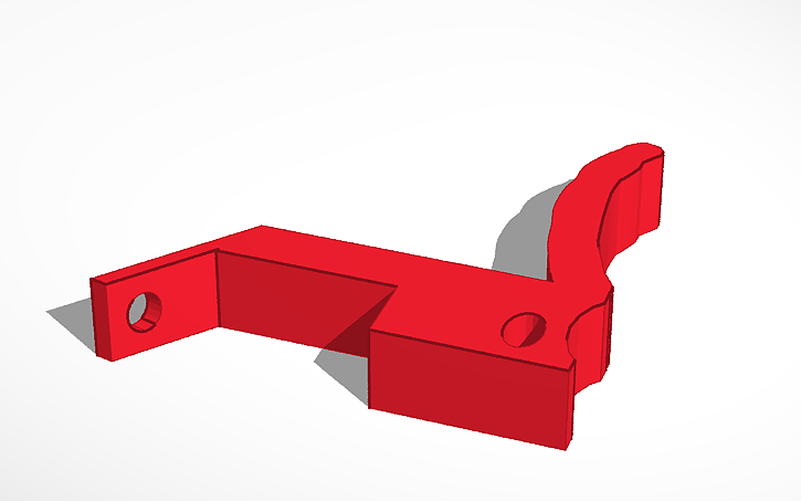 3D design trigger - Tinkercad
