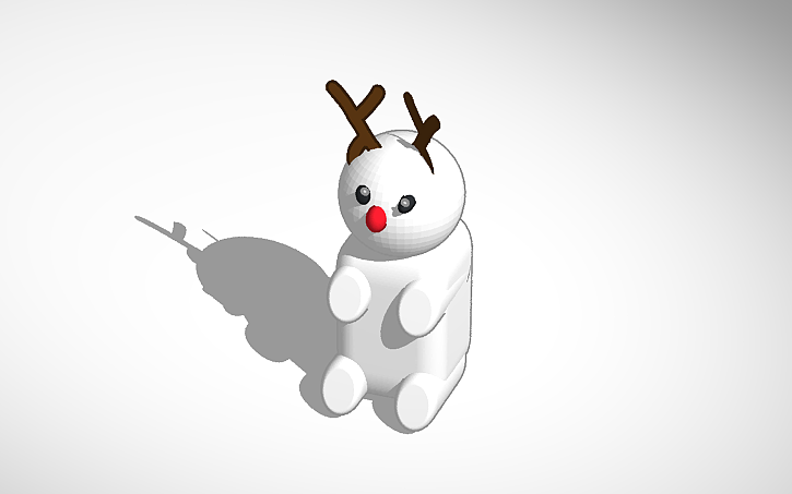 3D design Arctic Reindeer - Tinkercad