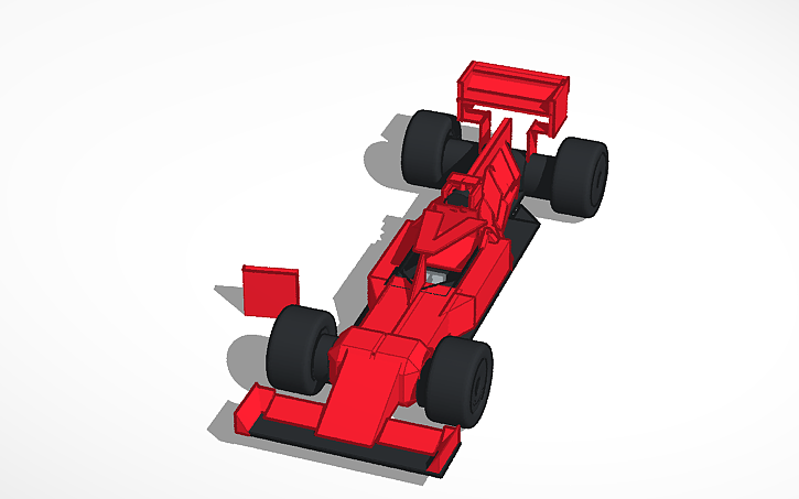 3D design formula 1 - Tinkercad